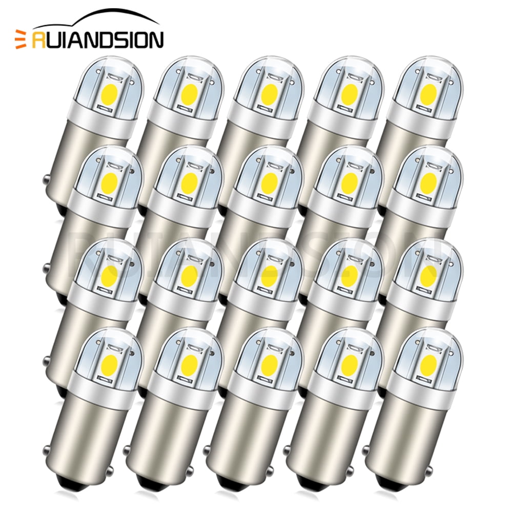 Ruiandsion 12V BA9S LED Bulb BA9 1895 Replacement Bulbs for Car ...