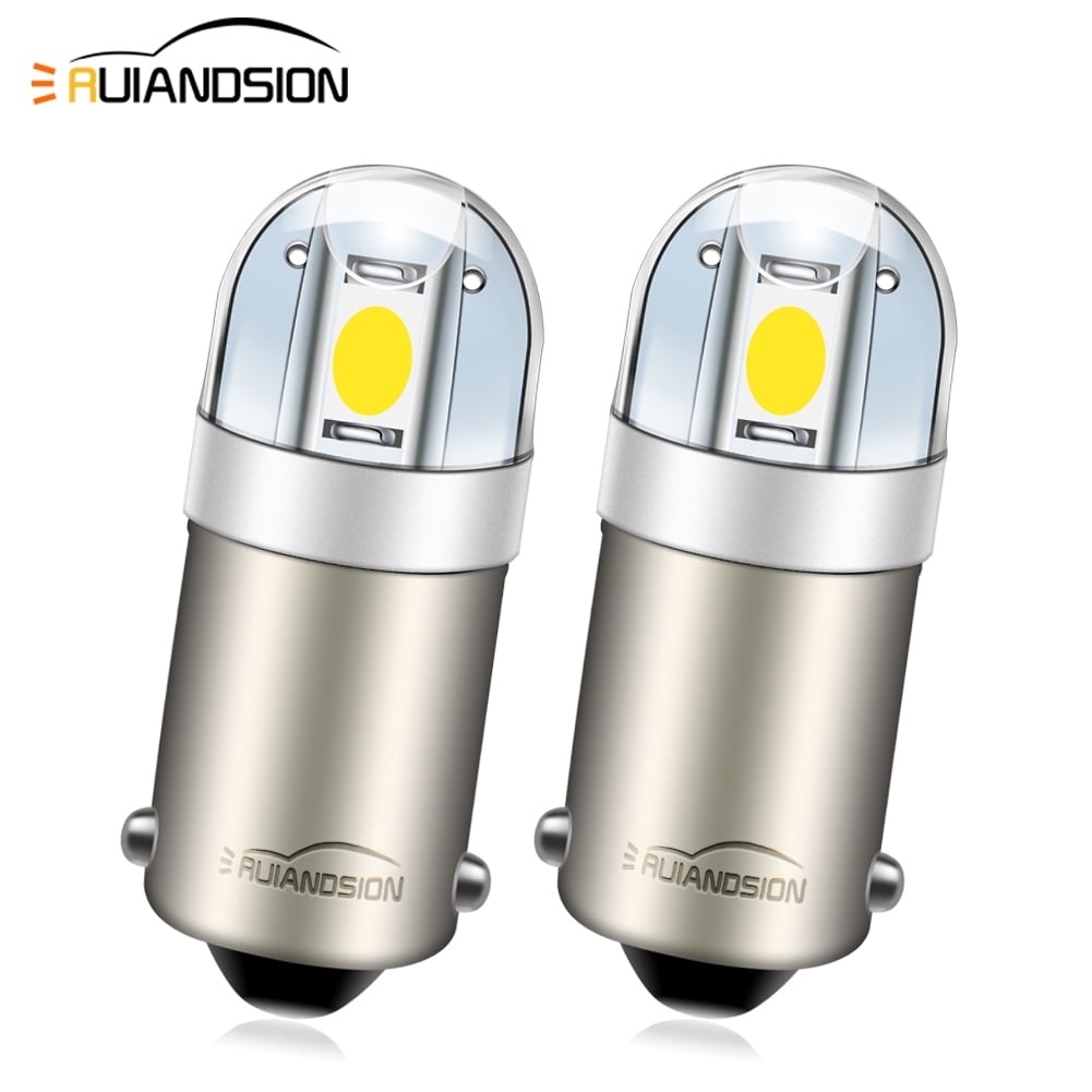 Ruiandsion 12V BA9S LED Bulb BA9 1895 Replacement Bulbs for Car ...