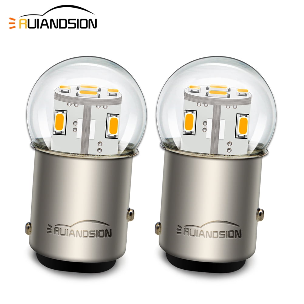 Ruiandsion 2pcs 1157 LED Bulb 48V BAY15D 2057 2357 7528 LED Backup ...