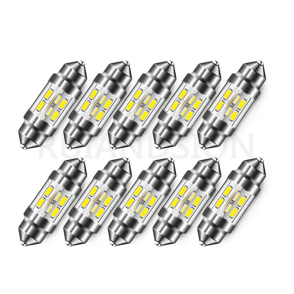 Ruiandsion 31mm LED Dome Light Bulb DC 6V DE3175 LED Light Bulbs ...