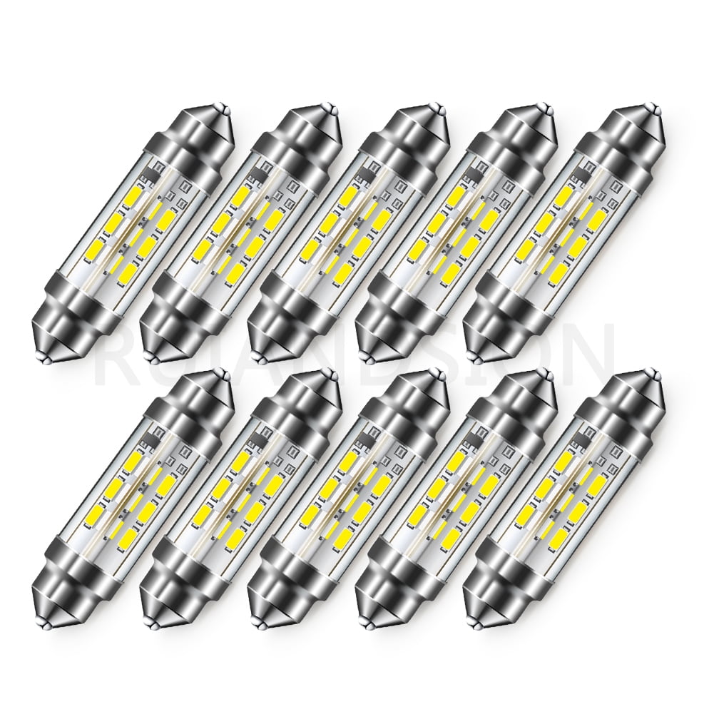 Ruiandsion 39mm LED Dome Light Bulb DC 24V 6411 LED Light Bulbs ...