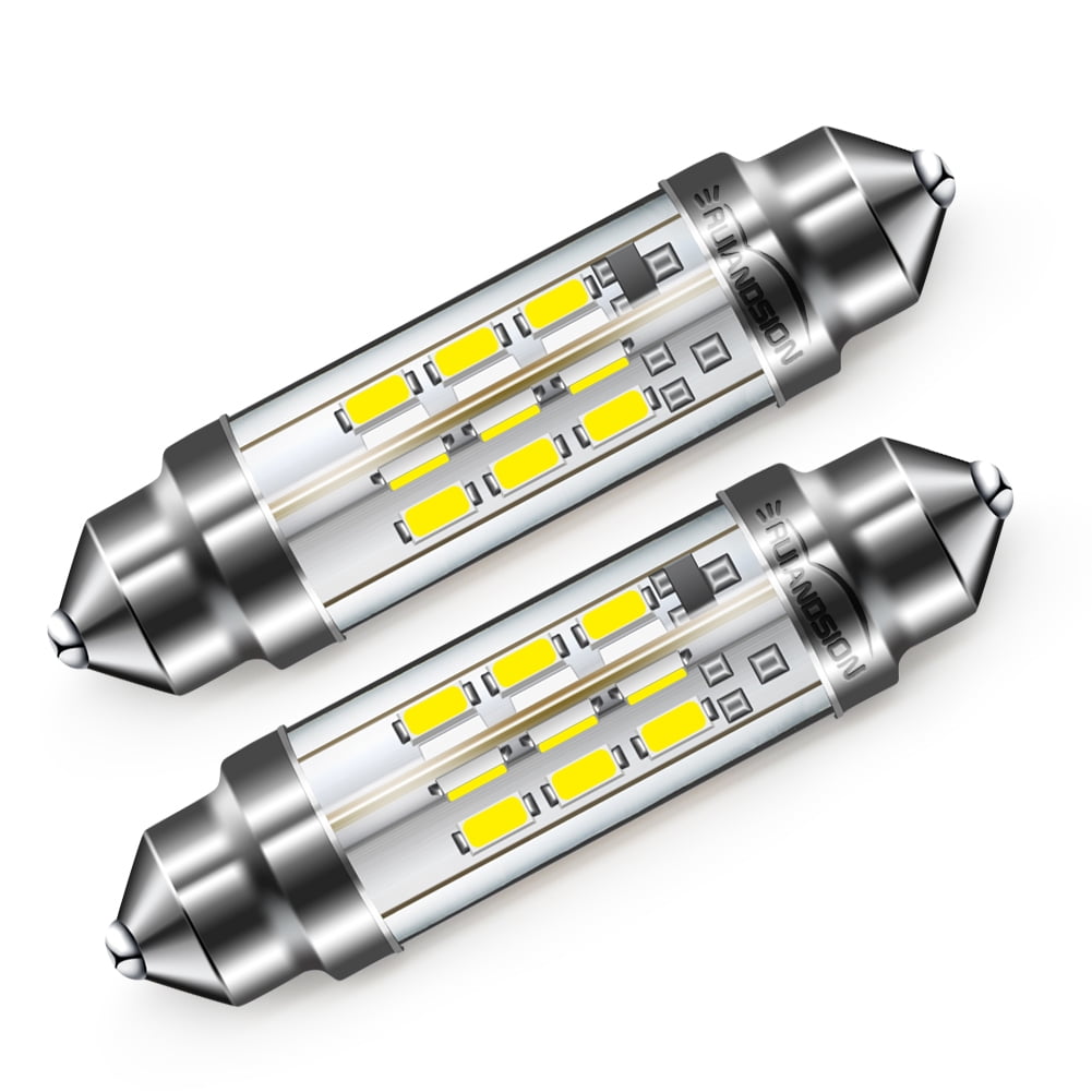 Ruiandsion 42mm LED Dome Light Bulb DC 6V 211-2 LED Light Bulbs ...