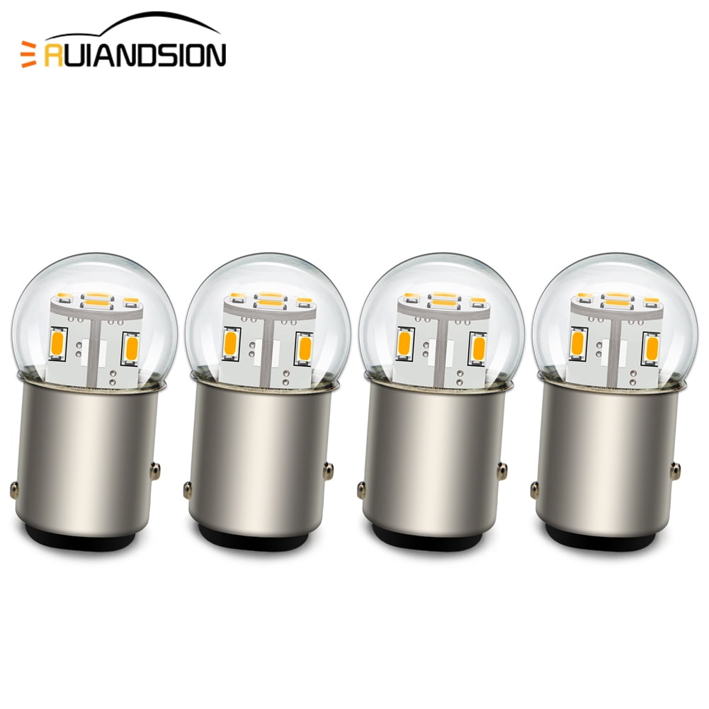 Ruiandsion 4pcs 1157 LED Bulb 24V BAY15D 2057 2357 7528 LED Backup ...