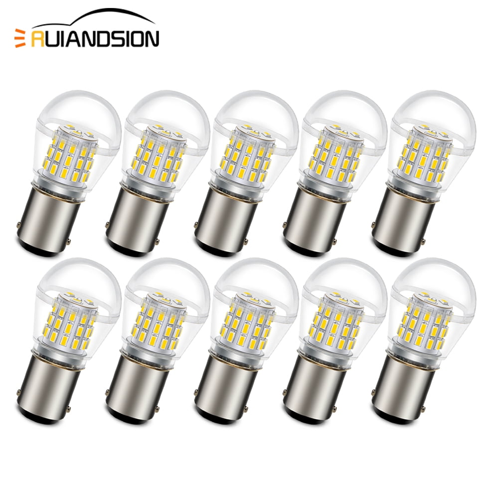 Ruiandsion BA15D 1142 1076 LED Bulb Warm White 1000LM Super Bright 1004 ...