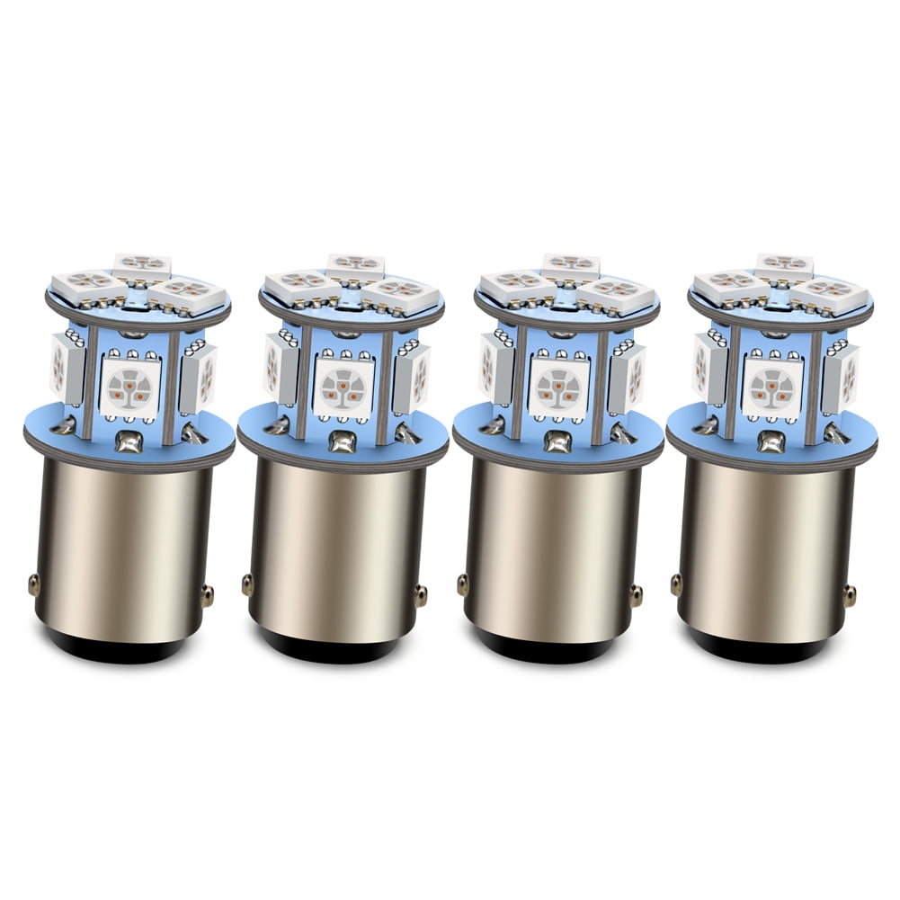 Ruiandsion BA15D LED Bulb Bright Red 6V Interior LED Light Bulb for Car ...