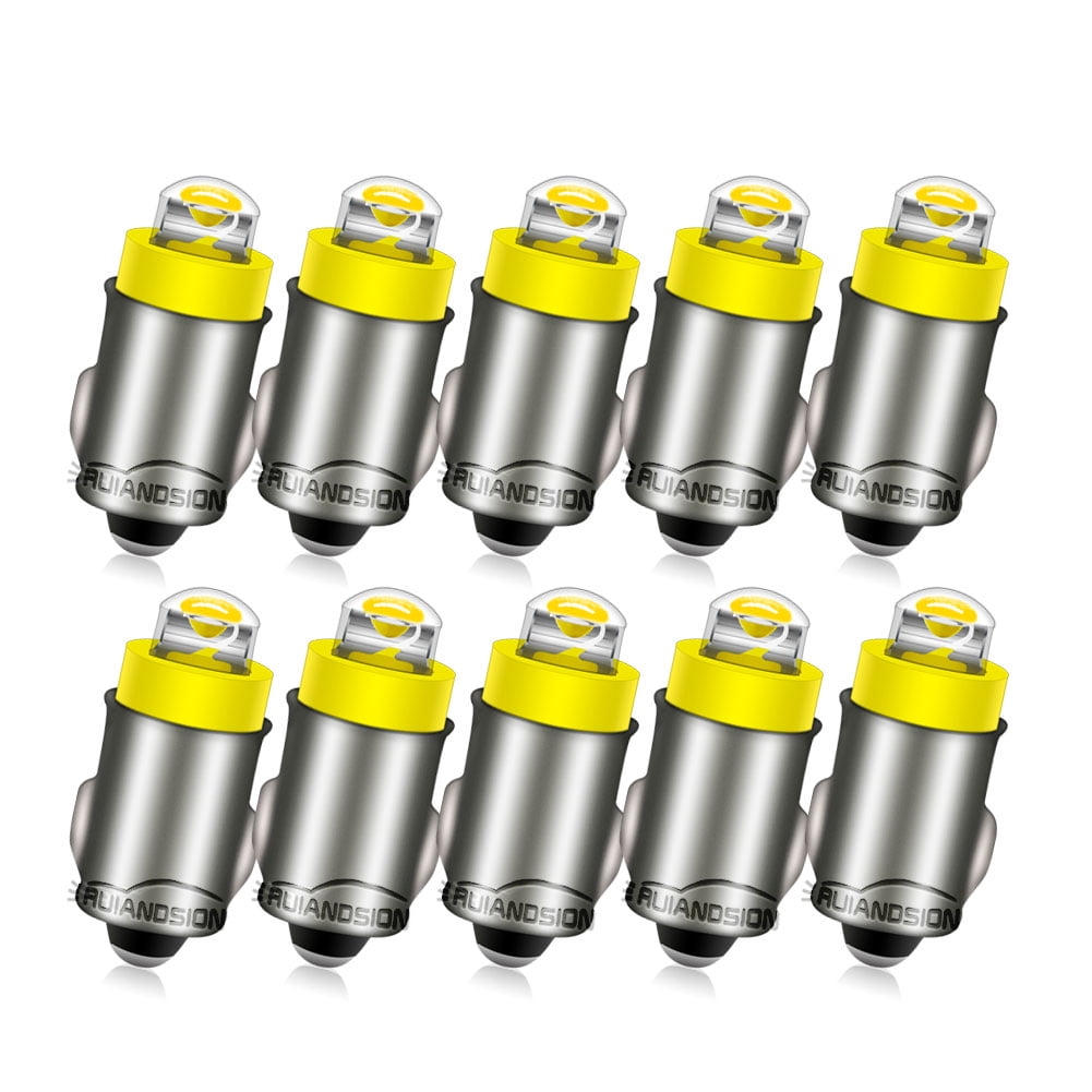 Ruiandsion BA7S Dashboard Light LED Bulbs 12V LED Interior Yellow ...