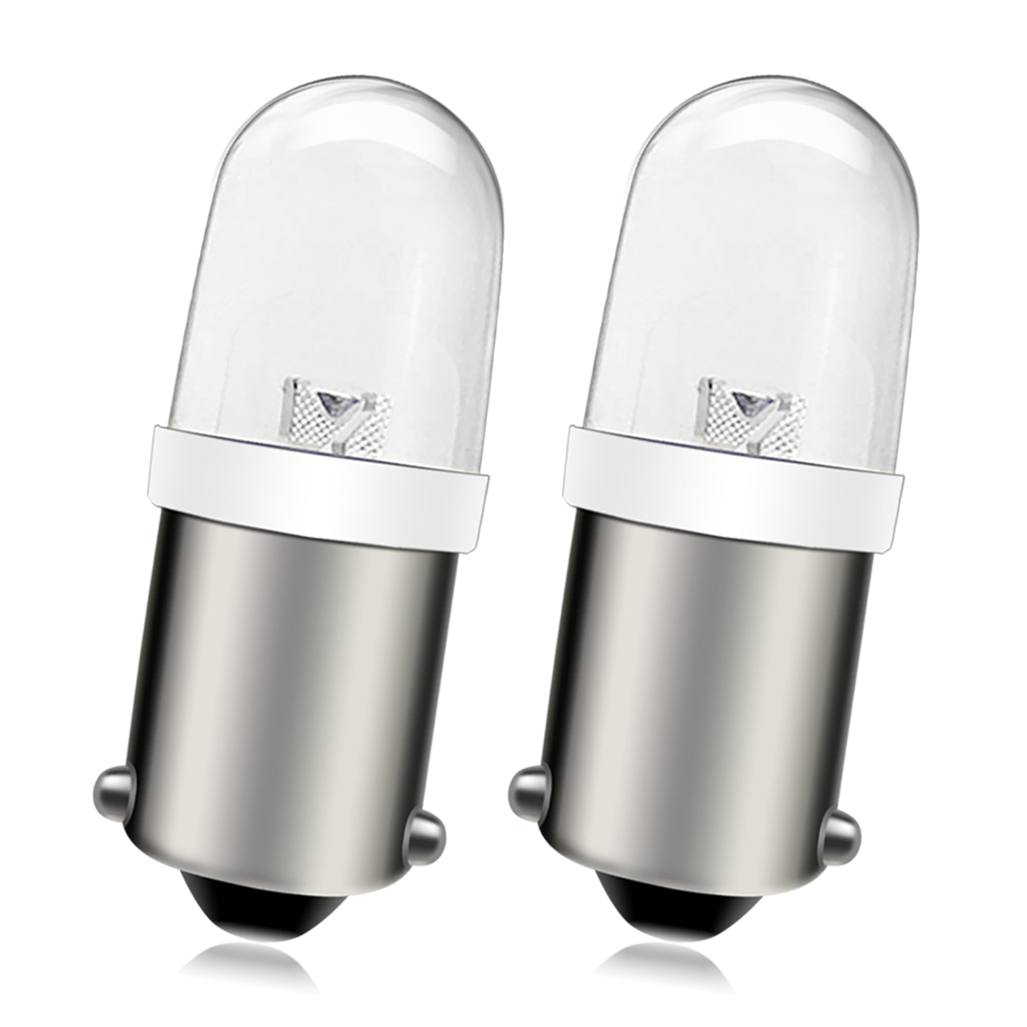 Ruiandsion BA9S Auto LED Bulbs: 12V COB Chip, 150LM Cool White, License ...