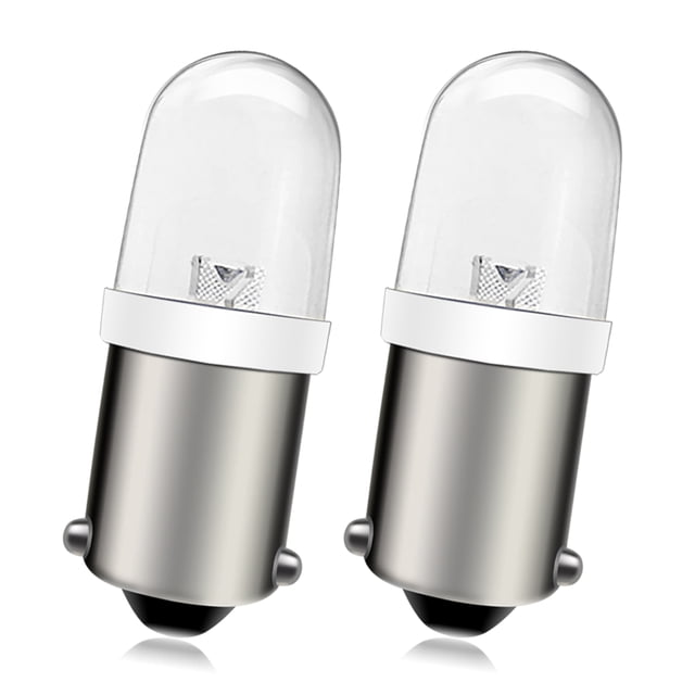 Ruiandsion BA9S Auto LED Bulbs: 12V COB Chip, 150LM Cool White, License ...