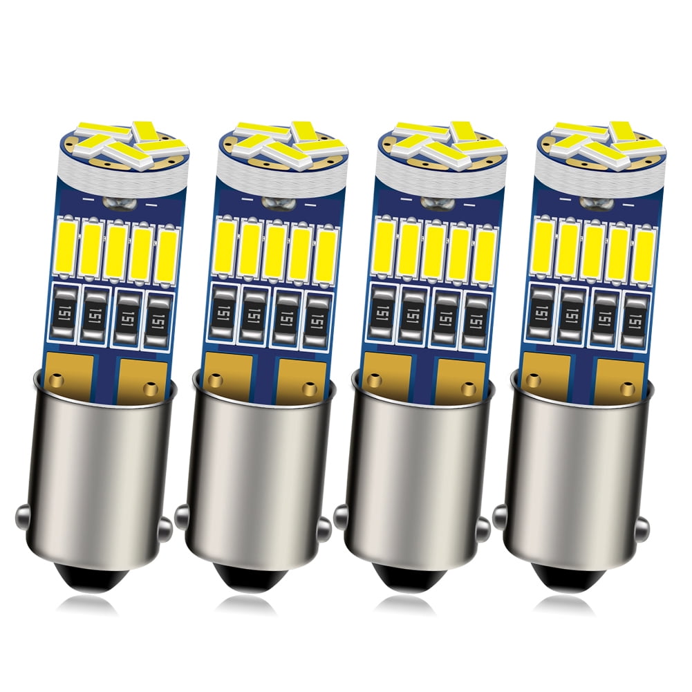 Ruiandsion BA9S BA9 LED Bulb 12V White Canbus Replacement for Car ...