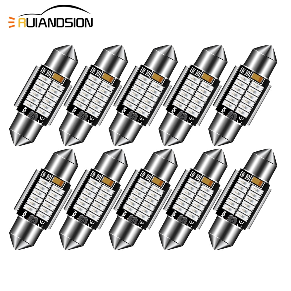Ruiandsion DE3022 LED Bulb 31mm Festoon LED Bulb Red Super Bright ...