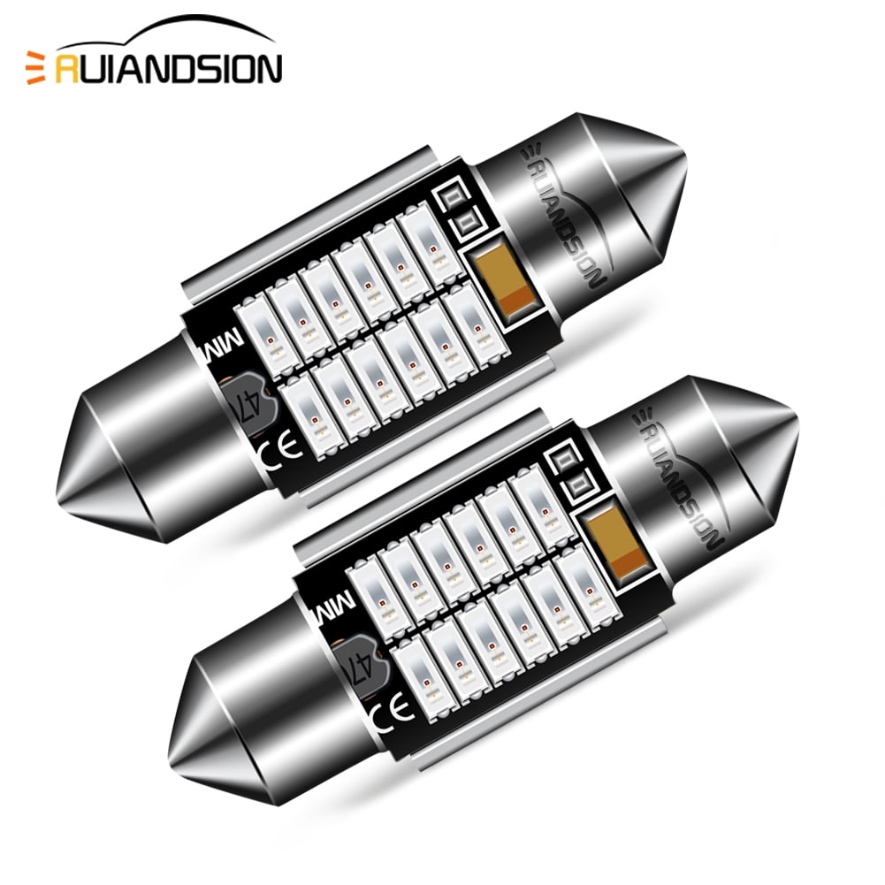 Ruiandsion DE3022 LED Bulb 31mm Festoon LED Bulb Red Super Bright ...