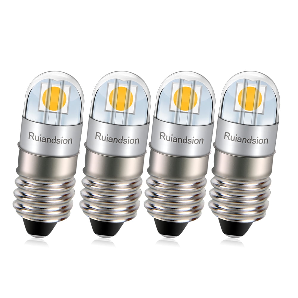 Ruiandsion E10 LED Bulb E10 Screw Base Flashlights Torch Lights LED ...