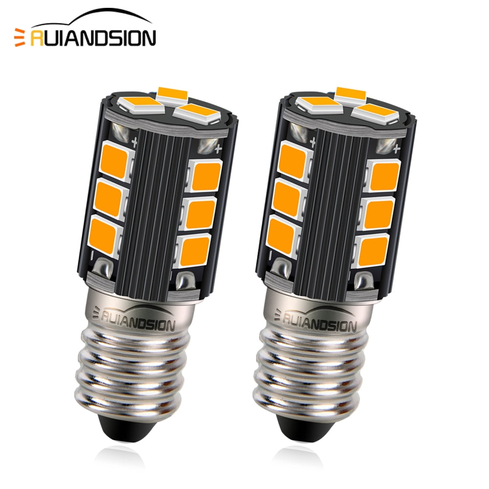 Ruiandsion E10 Light Bulbs Screw in LED Warm Bulb Small Flightlight ...