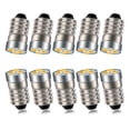 Ruiandsion E10 Mini LED Bulb, 0.36W 4300K Warm White, Non-Polarity for ...