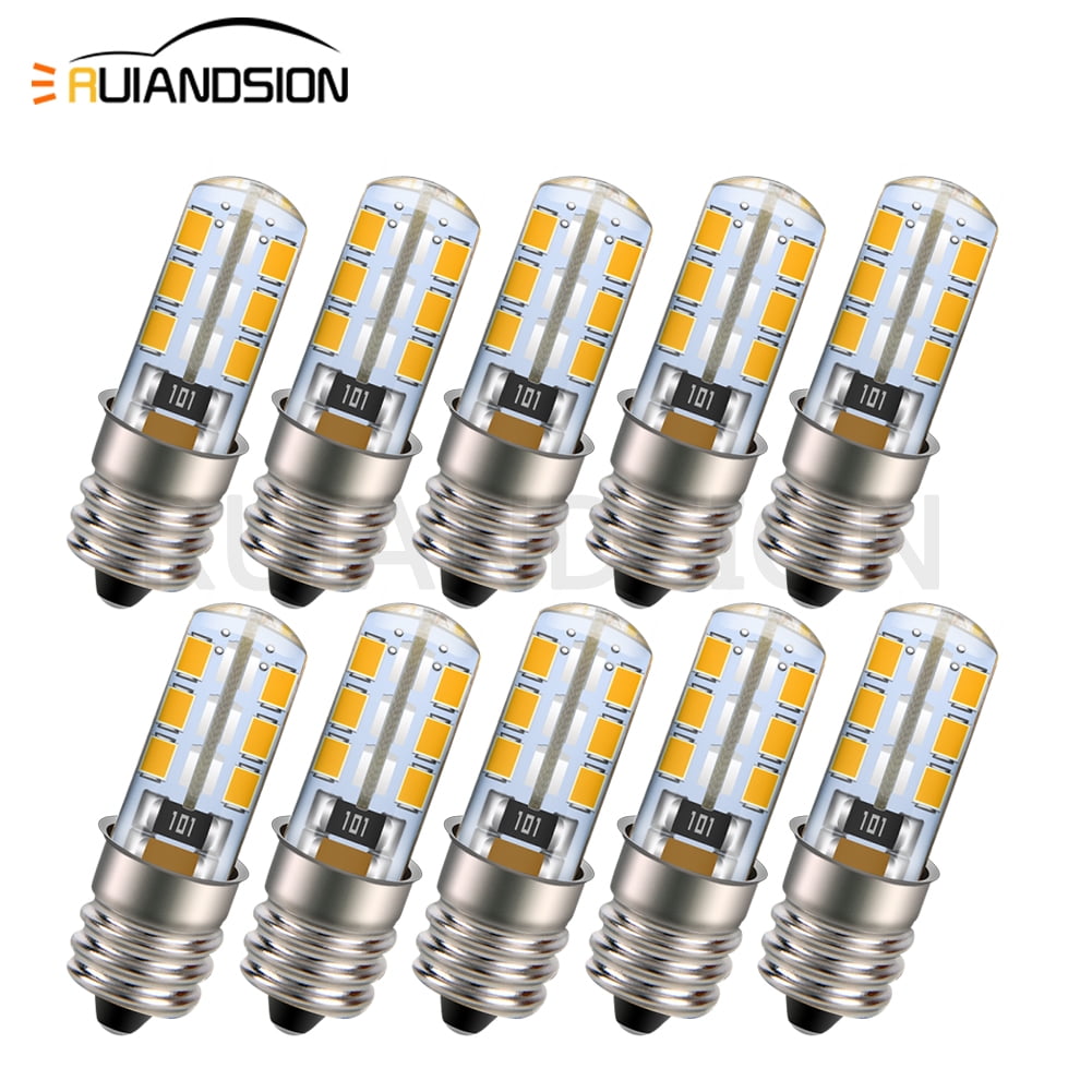 Ruiandsion E12 LED Bulb 220V Warm White Screw Base 2835 24SMD LED Bulb for Ceiling Fan ...