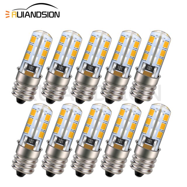 Ruiandsion E12 LED Bulb 220V Warm White Screw Base 2835 24SMD LED Bulb ...