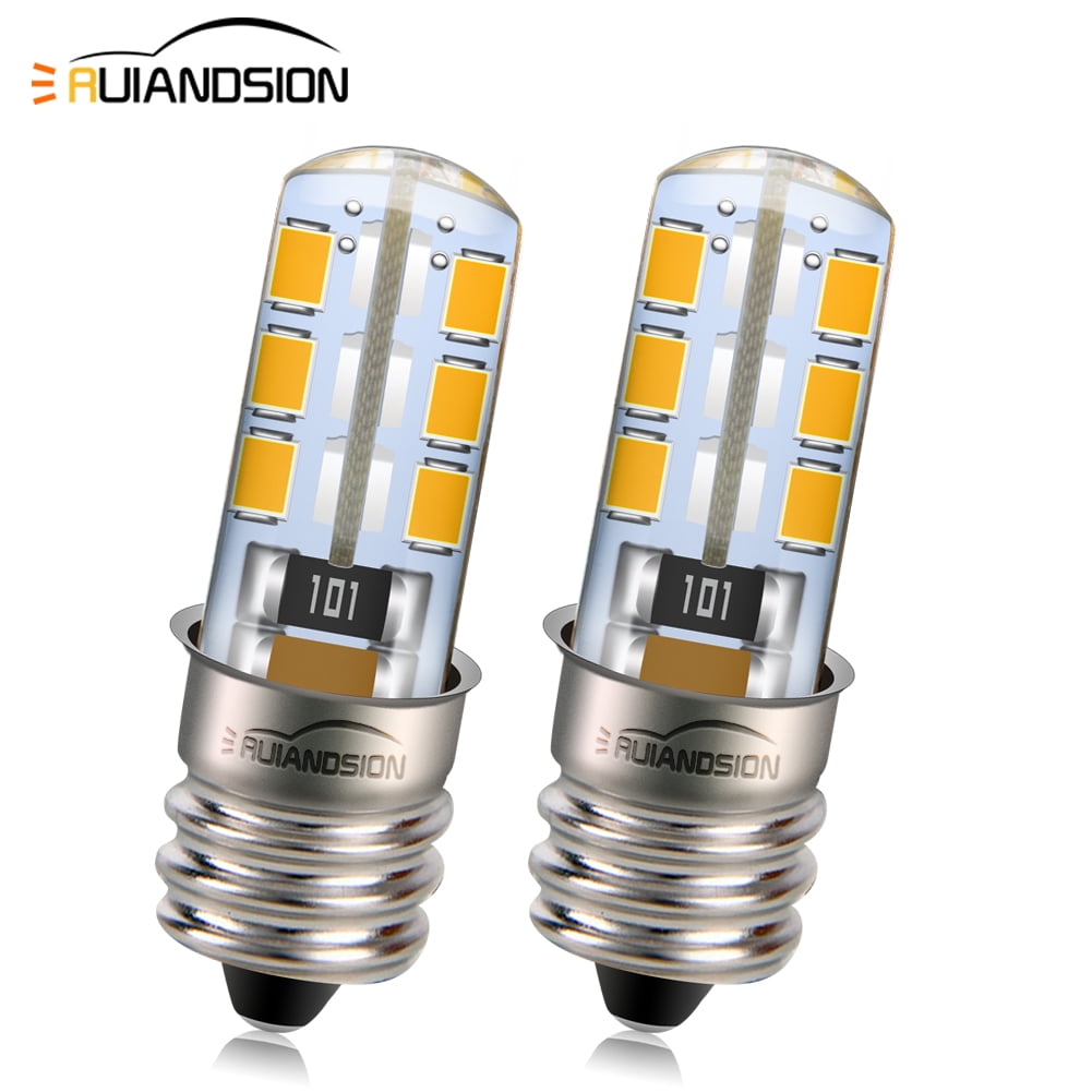 Ruiandsion E12 LED Bulb 220V Warm White Screw Base 2835 24SMD LED Bulb ...