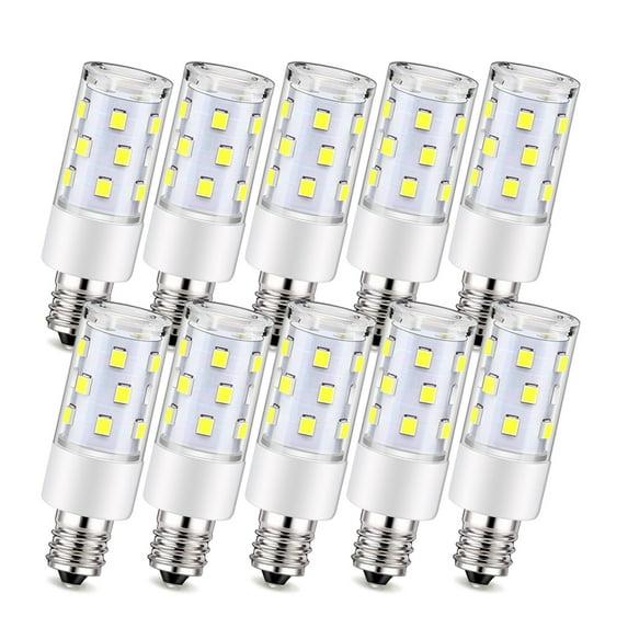 Ruiandsion E12 LED Bulb 4W 1000LM 6000K White 120V 2835 SMD Long Life ...