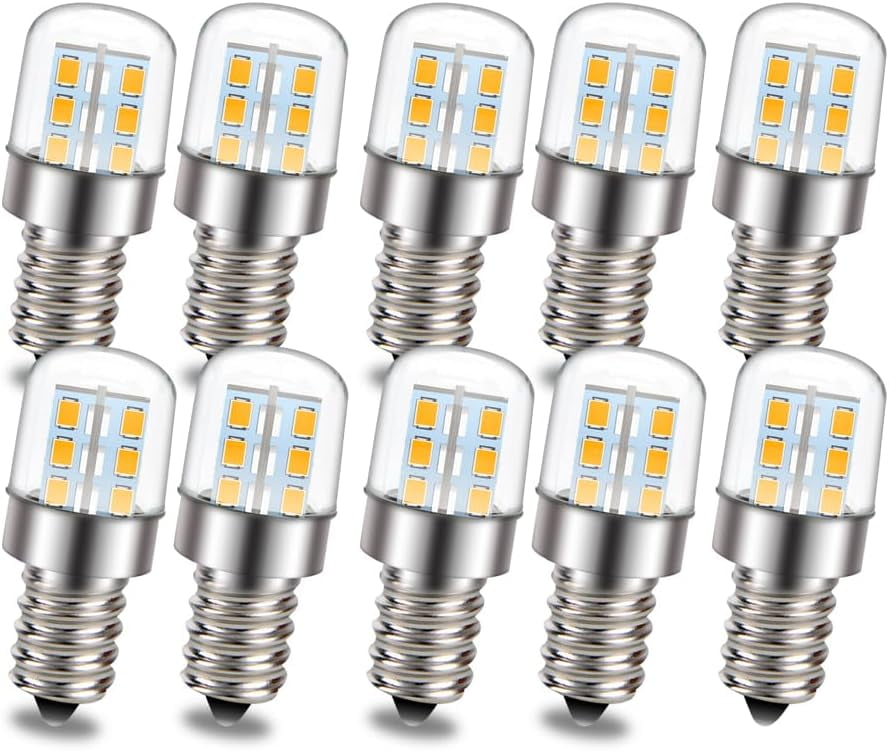 Ruiandsion E12 LED Bulb Ceiling Fan Chandelier Salt Light 85-265V Warm ...