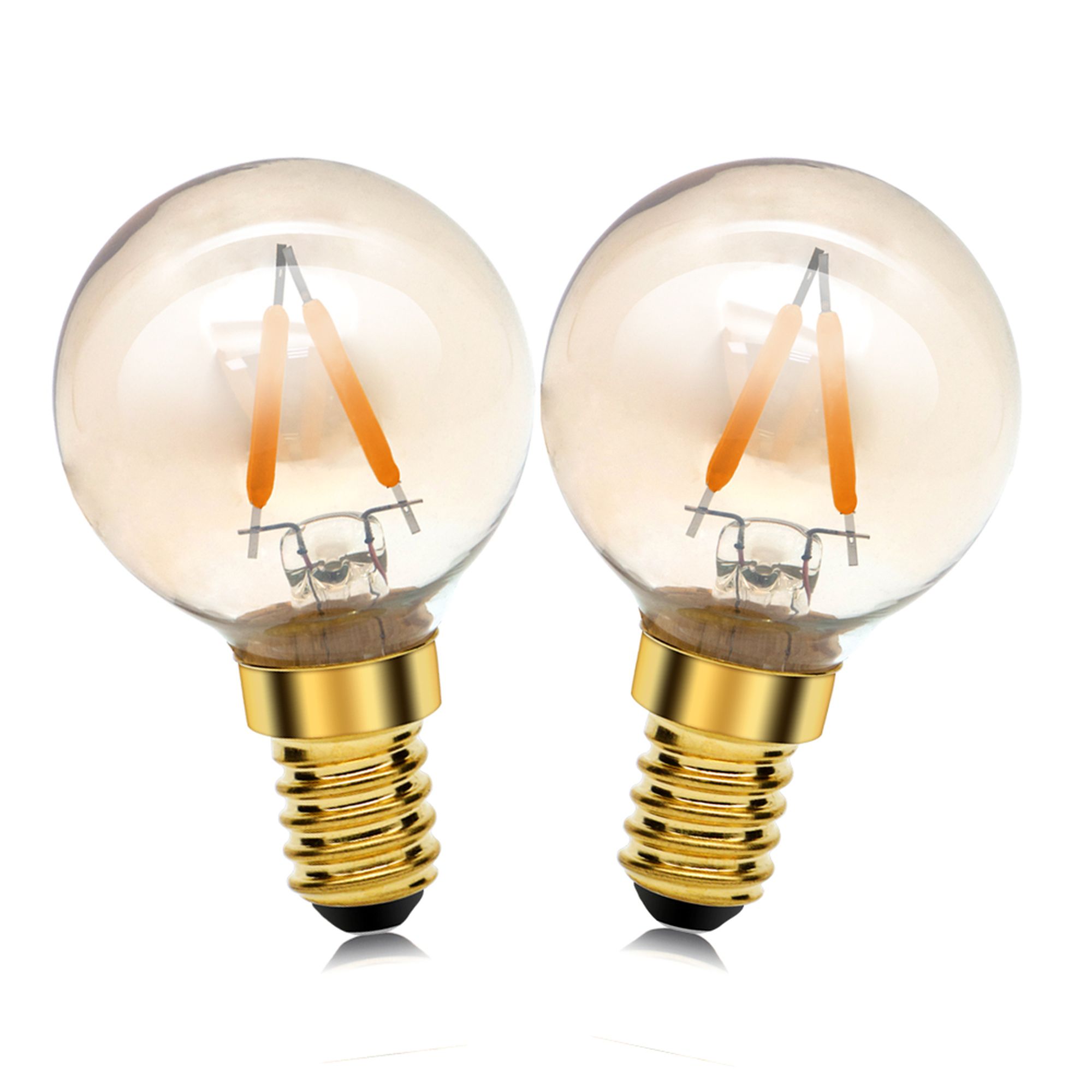 Ruiandsion E12 LED Bulb Warm White 100LM 110-130V 2200K 30000Hrs Long ...