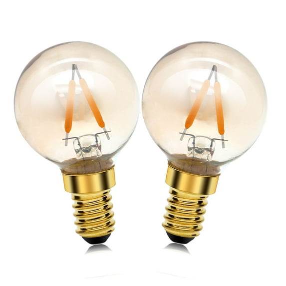 Ruiandsion E12 LED Bulb Warm White 100LM 110-130V 2200K 30000Hrs Long ...