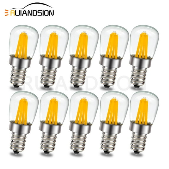 Ruiandsion E12 LED Bulb Warm White 3000K 4 Filament 400LM 2W 110V for ...