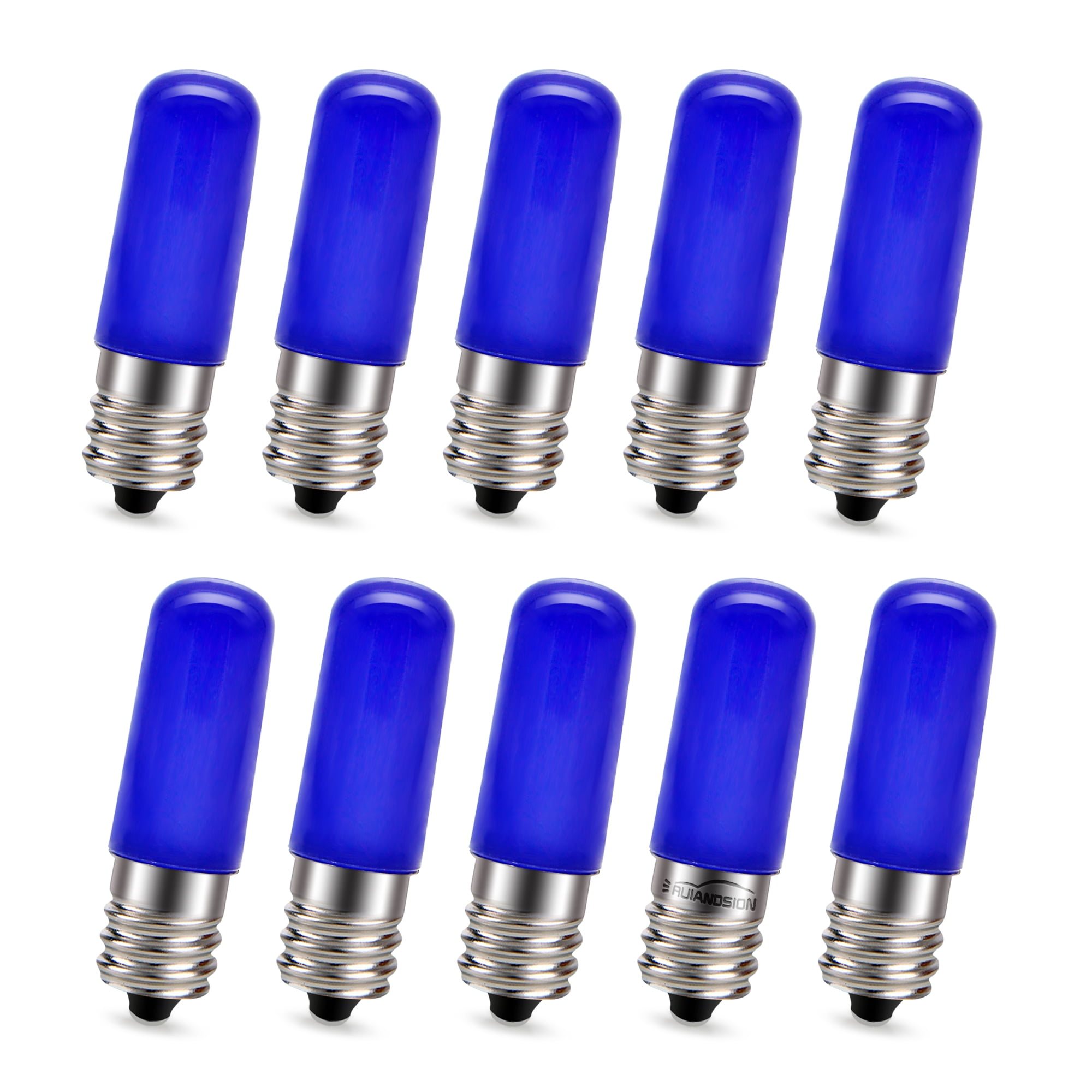 Ruiandsion E12 LED Light Bulb Blue 6V 300 Lumen 2W 360 Degree IP65 for ...