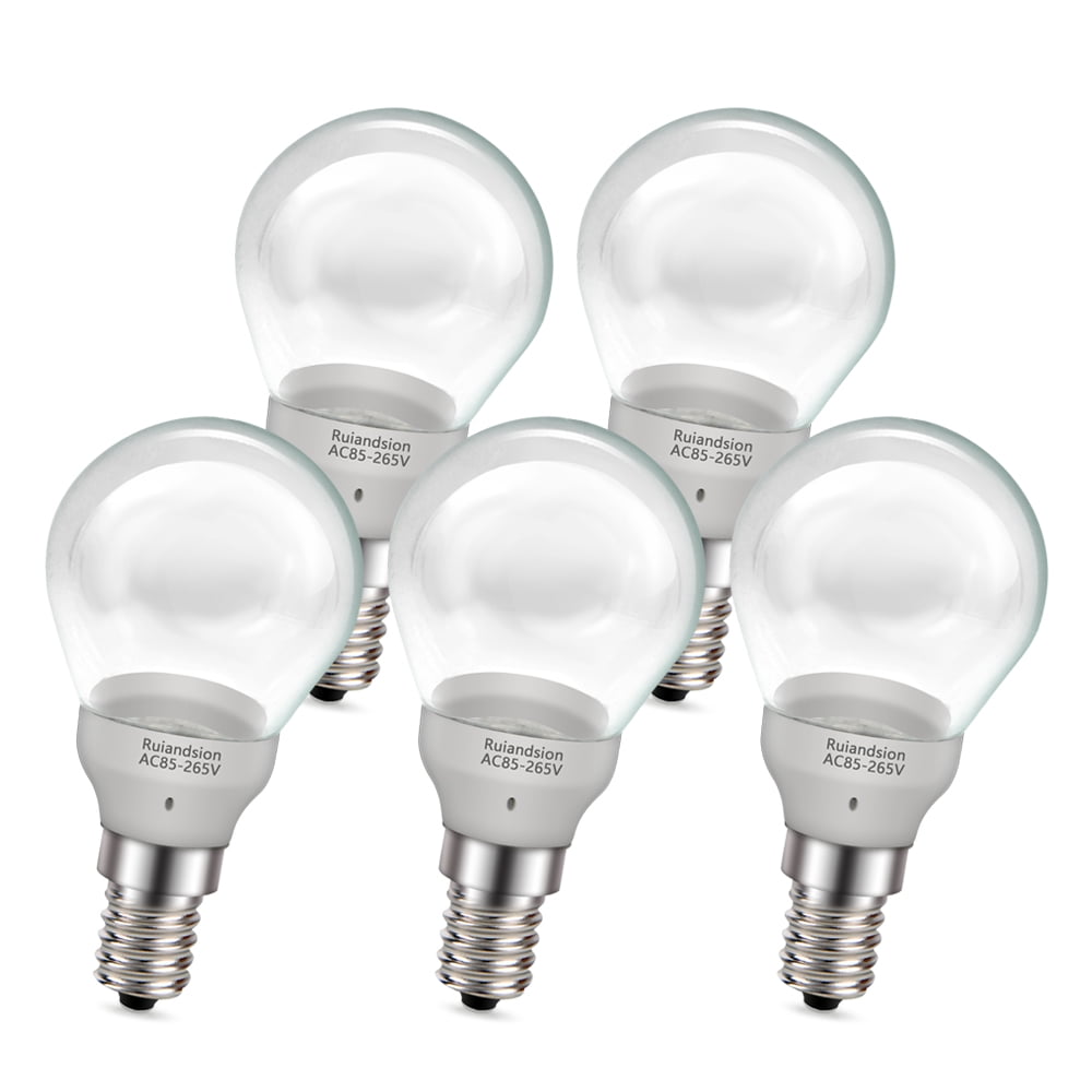 Ruiandsion E14 LED Bulb 2W AC 85-265V White screw base for refrigerator ...