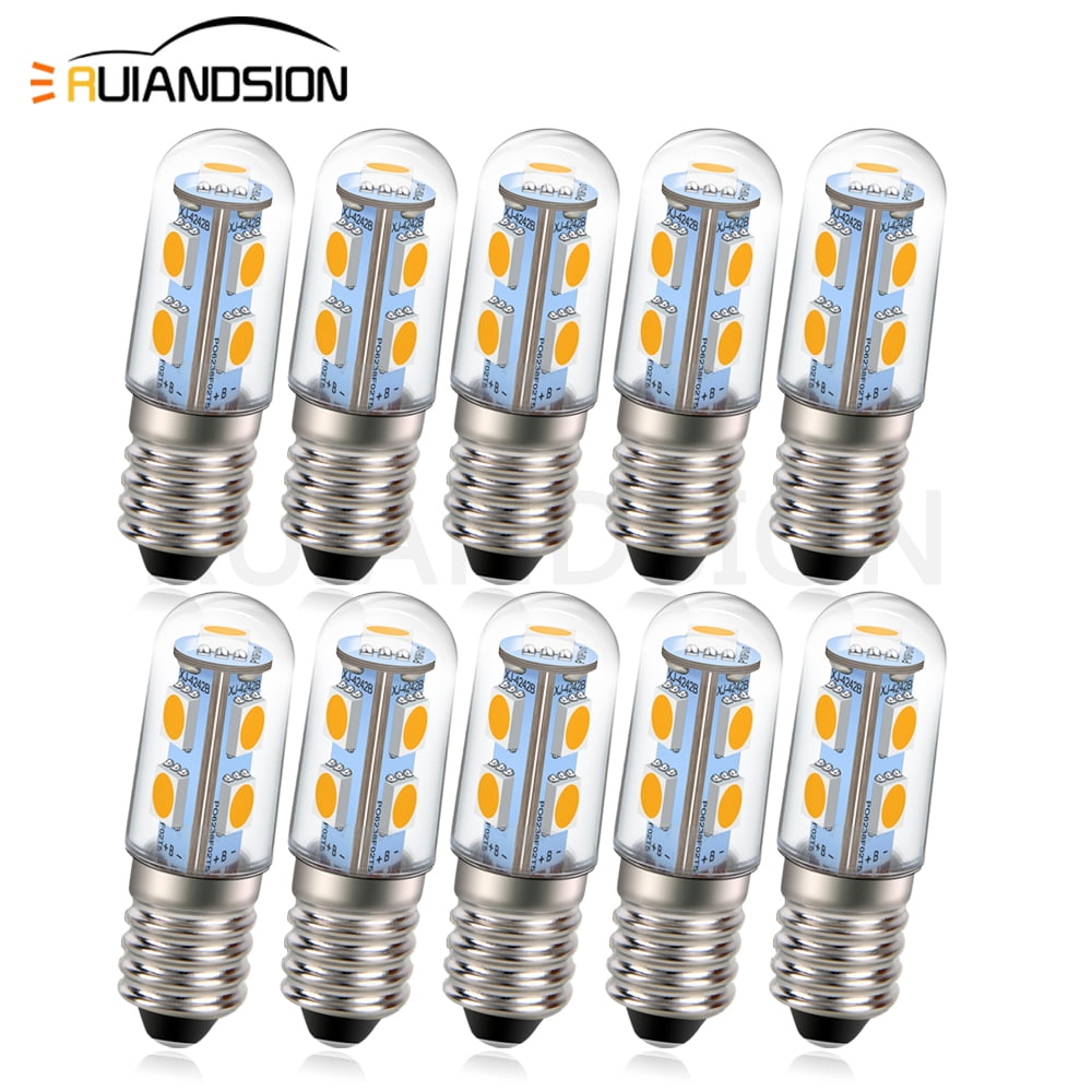 Ruiandsion E14 LED Bulb AC 200V-240V,Warm White E14 Screw Base 5050 ...