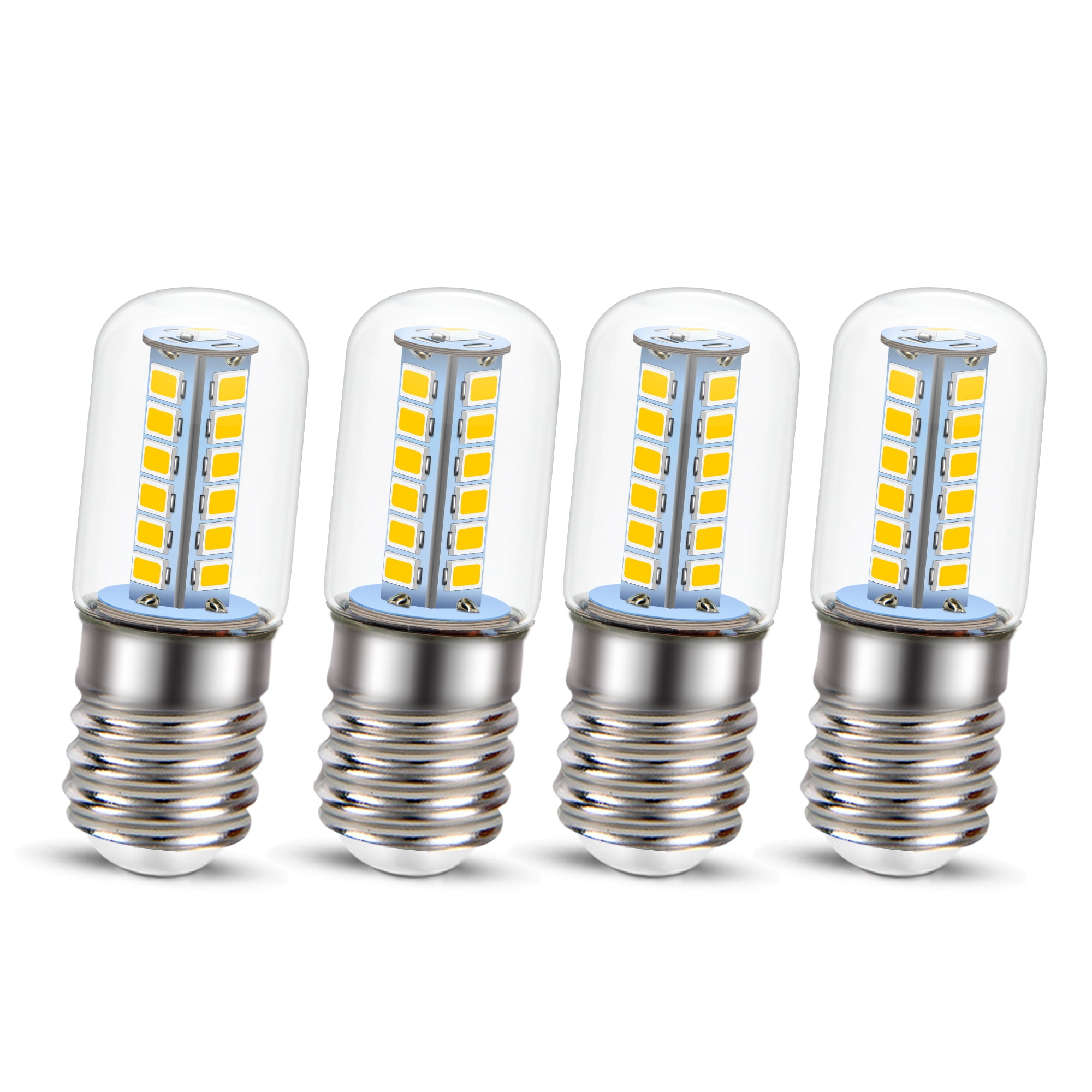 Ruiandsion E17 LED Bulb 4-Pack, 2W 500LM Warm White, 110-130V for ...
