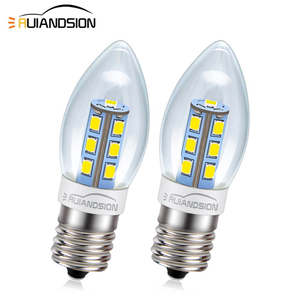 Ruiandsion E17 LED Bulb, 2W, Daylight White 6000K, Ceiling Fan Light ...