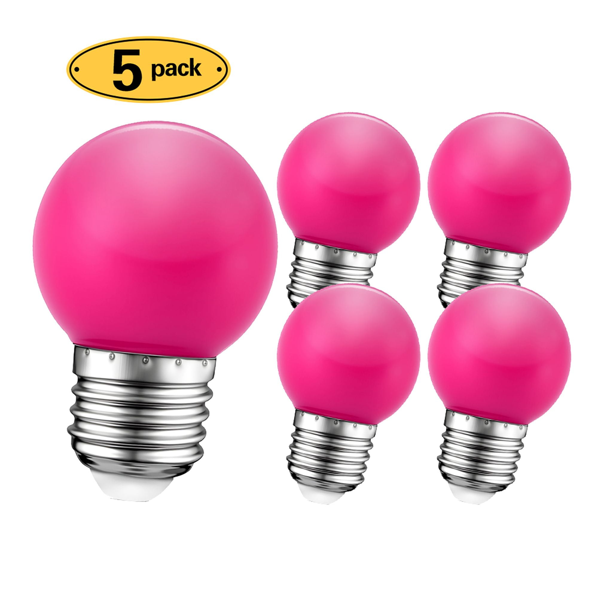 Ruiandsion E27 Purple Christmas LED Bulb 1W 2500K 100LM IP45 Waterproof ...