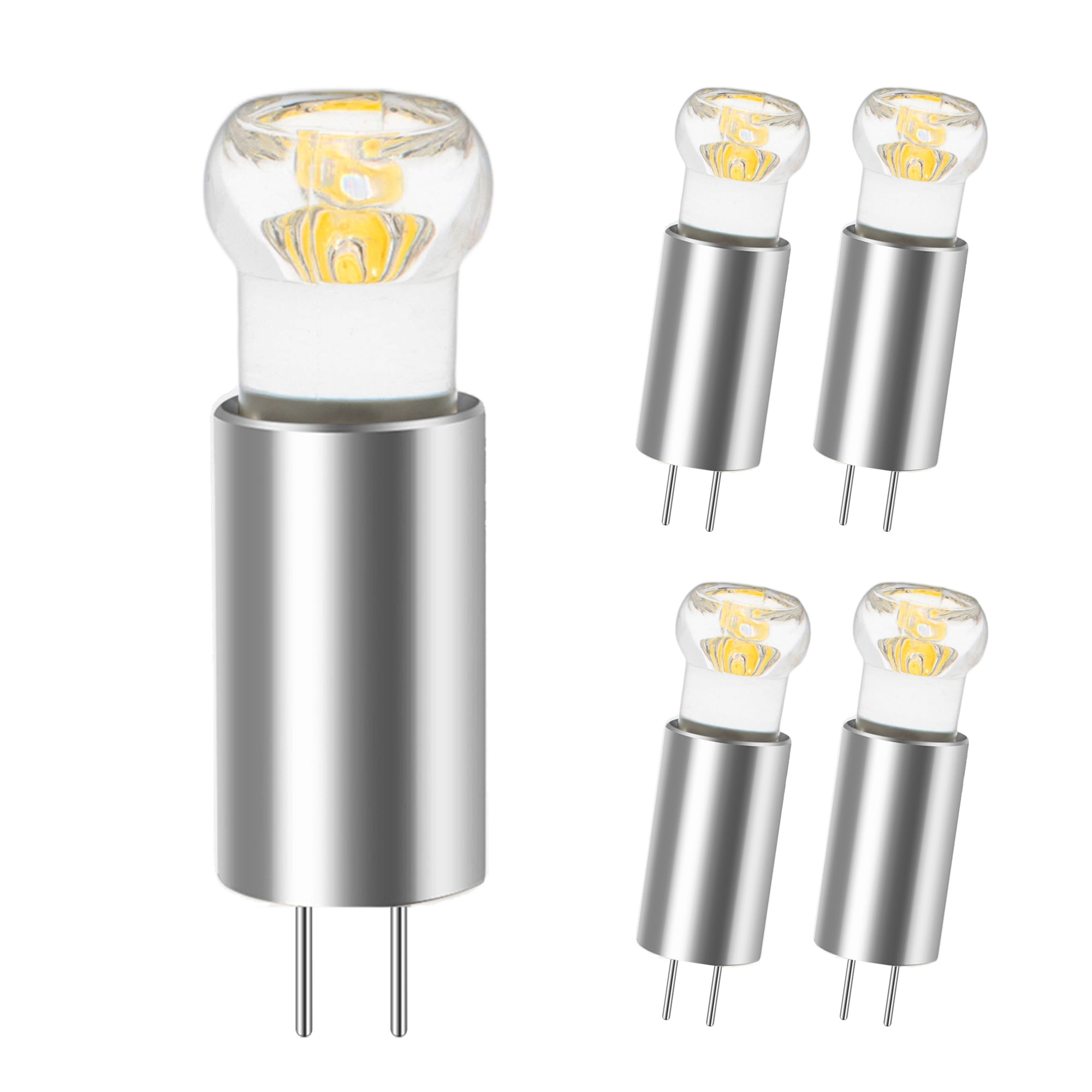 Ruiandsion G4 Bi-Pin LED Bulb,DC12V 1.5W(10W Halogen) 200 LM 3000K Warm ...