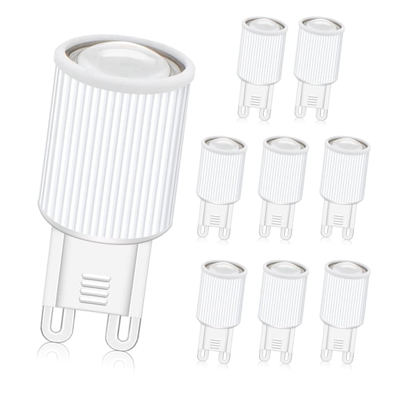 Ruiandsion G9 Bin Pin LED Bulbs, 85-265V 3W 300LM 3000K Warm White Non ...