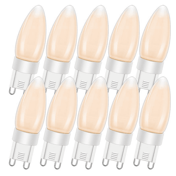 Ruiandsion G9 LED Bulb AC 110-130V No-Flicker,2200K Warm White Dimmable ...