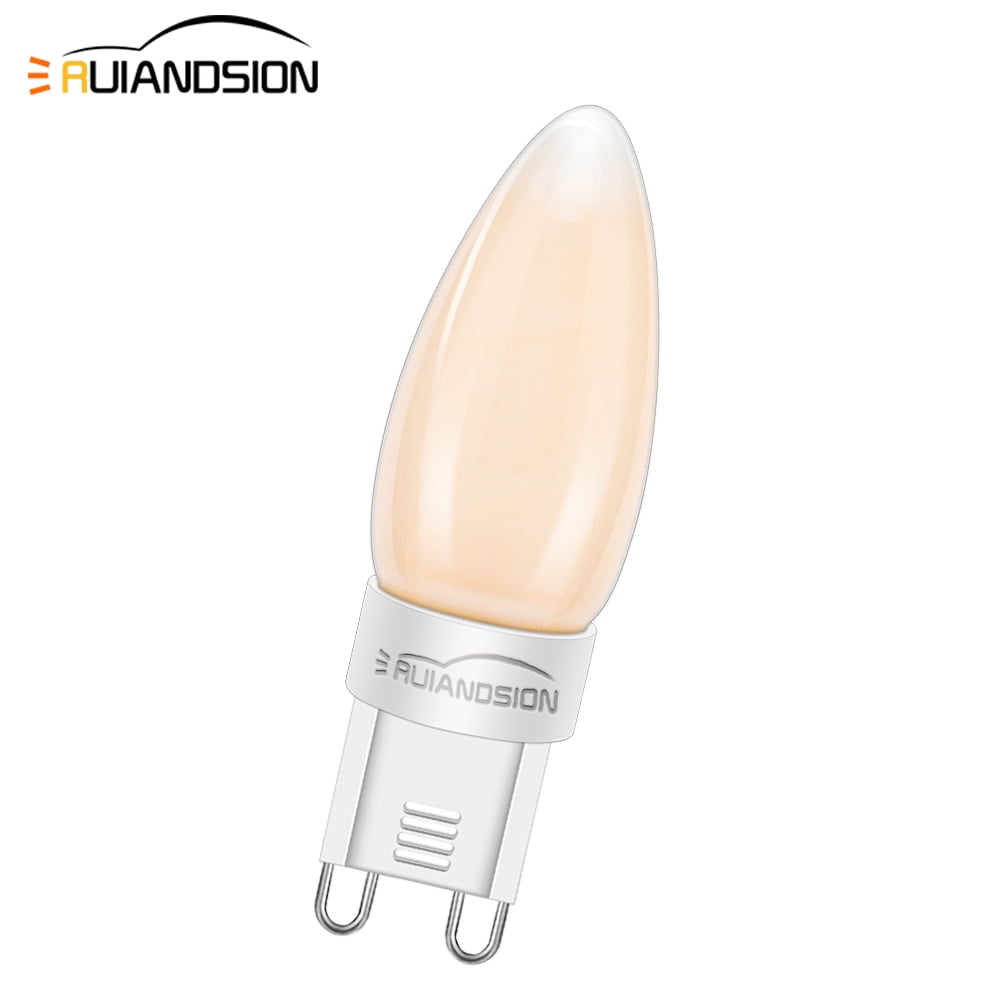 Ruiandsion G9 LED Bulb AC 220-240V No-Flicker,2200K Warm White Dimmable ...