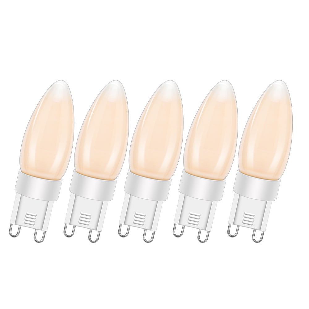 Ruiandsion G9 LED Bulb AC 220-240V No-Flicker,2200K Warm White Dimmable ...