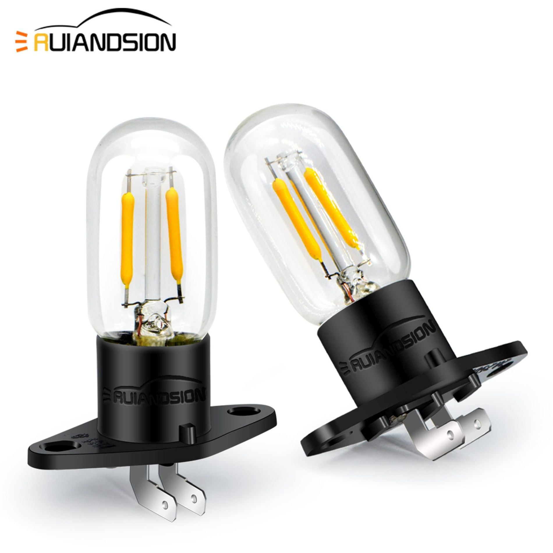 Ruiandsion Microwave LED Bulb Integrated,5W 2800K Warm Yellow Light 600 ...