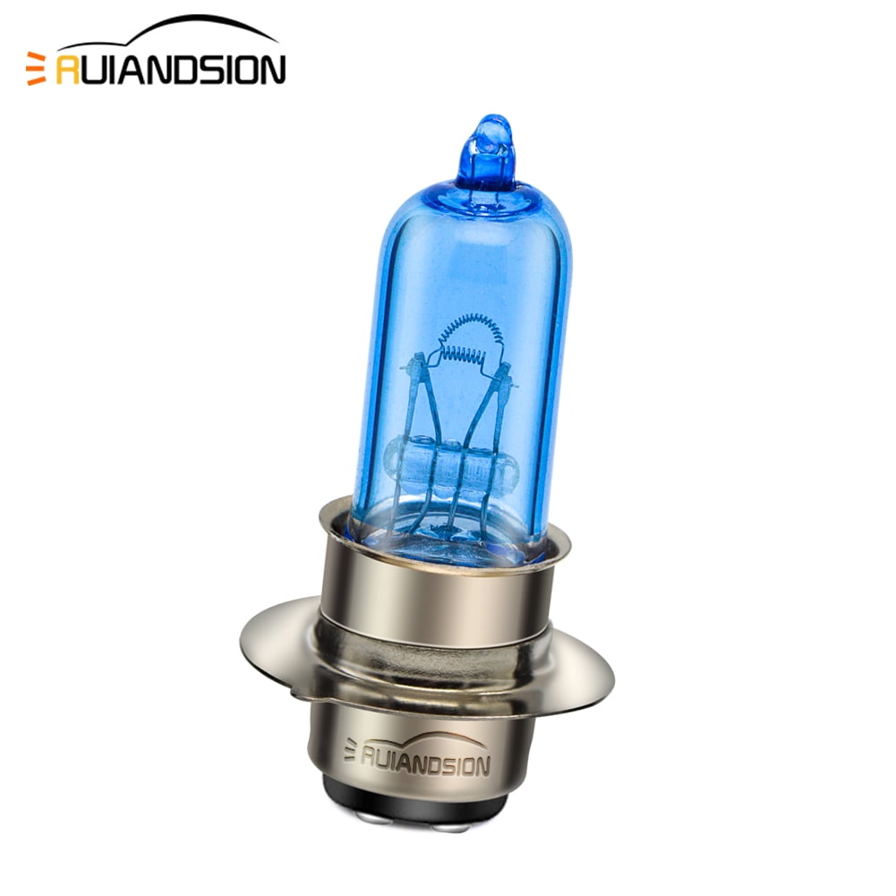 Ruiandsion P15D H6M 6V Halogen Bulb, Motorcycle Scooter Moped ...