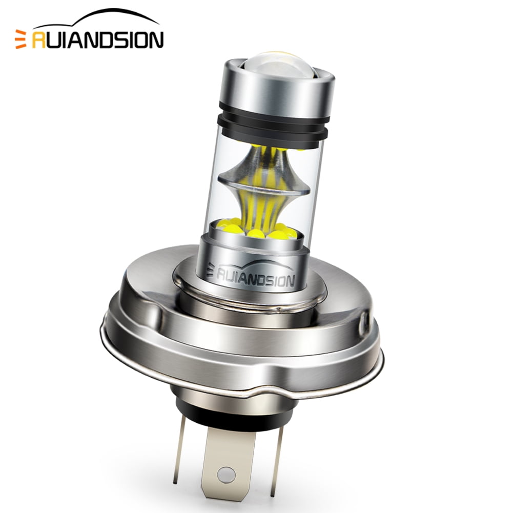 Ruiandsion P45T LED Headlight Bulbs, 6.24W 1000LM 600% Super Bright ...