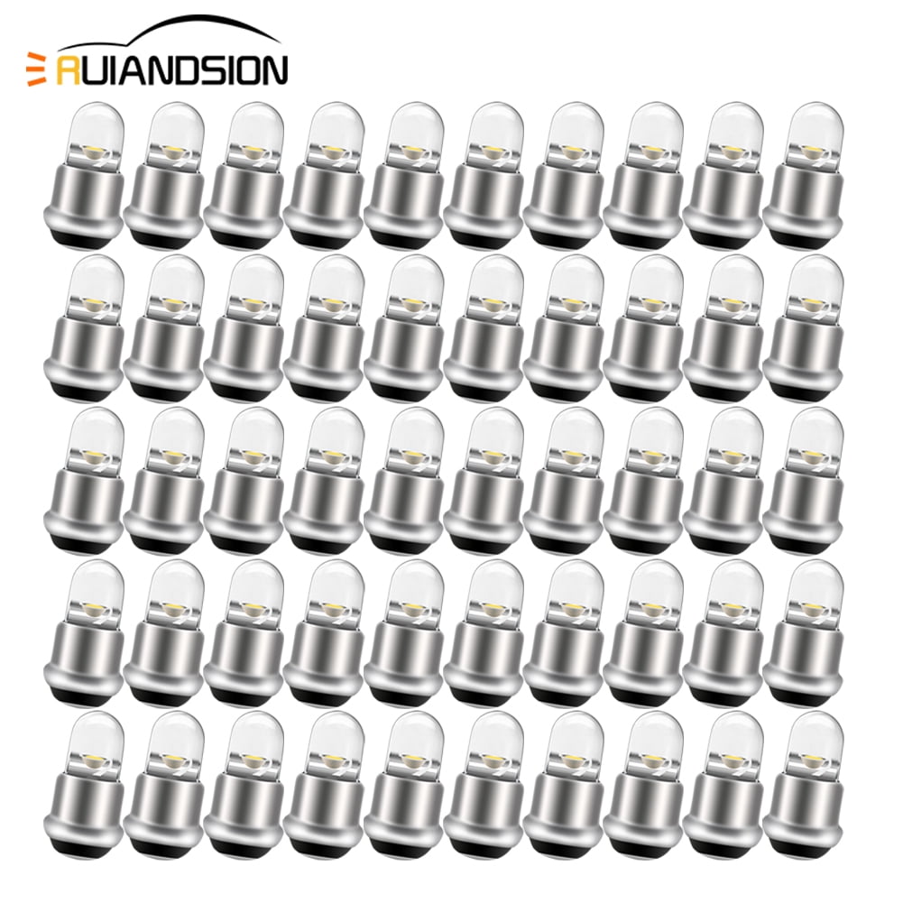 Ruiandsion T1 Mini LED Indicator Bulb 5V Dashboard Light Bulbs Interior ...