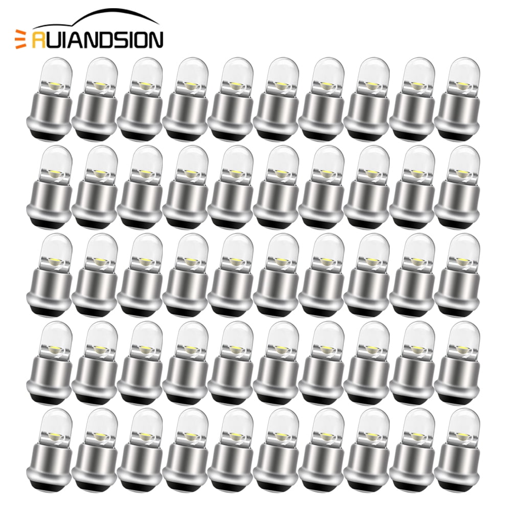 Ruiandsion T1 Mini LED Indicator Bulb 5V Dashboard Light Bulbs Interior ...
