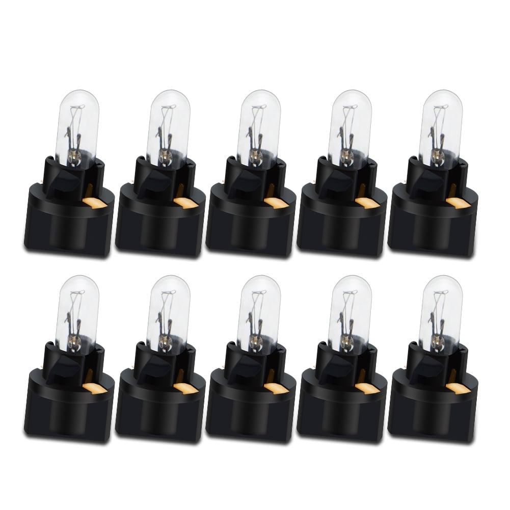 Ruiandsion T5 Halogen Car Instrument Panel Light Bulb Car Map Light 12V ...