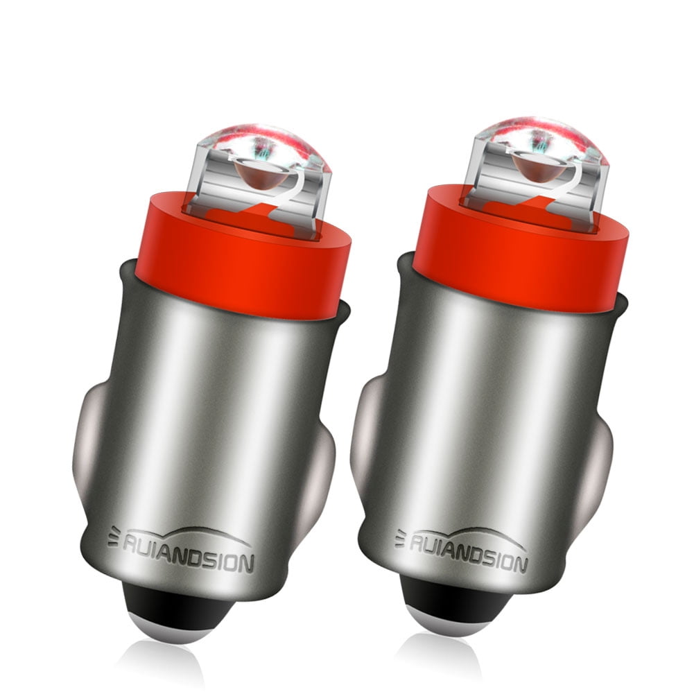 Ruiandsion Vehicle Dashboard LED Lights BA7S 24V Red Non-Polarity for ...