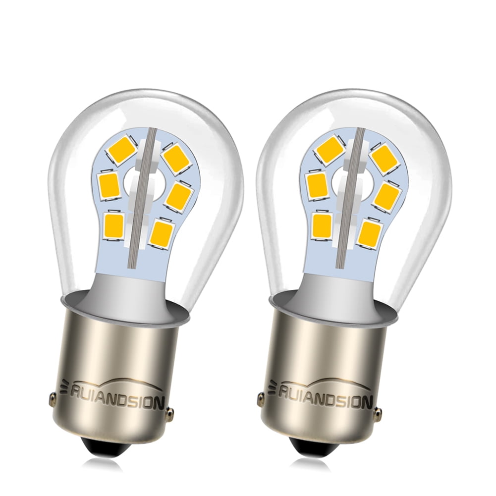 Ruiandsion Warm White 1156 LED Bulb BA15S 7506 48V Super Bright 2835 ...