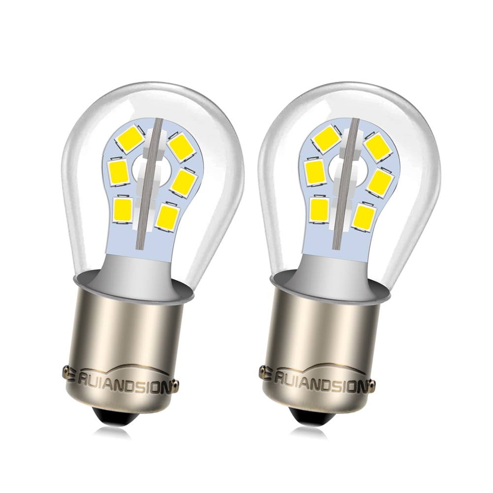 Ruiandsion White 1156 LED Bulb BA15S 7506 48V Super Bright 2835 24SMD ...