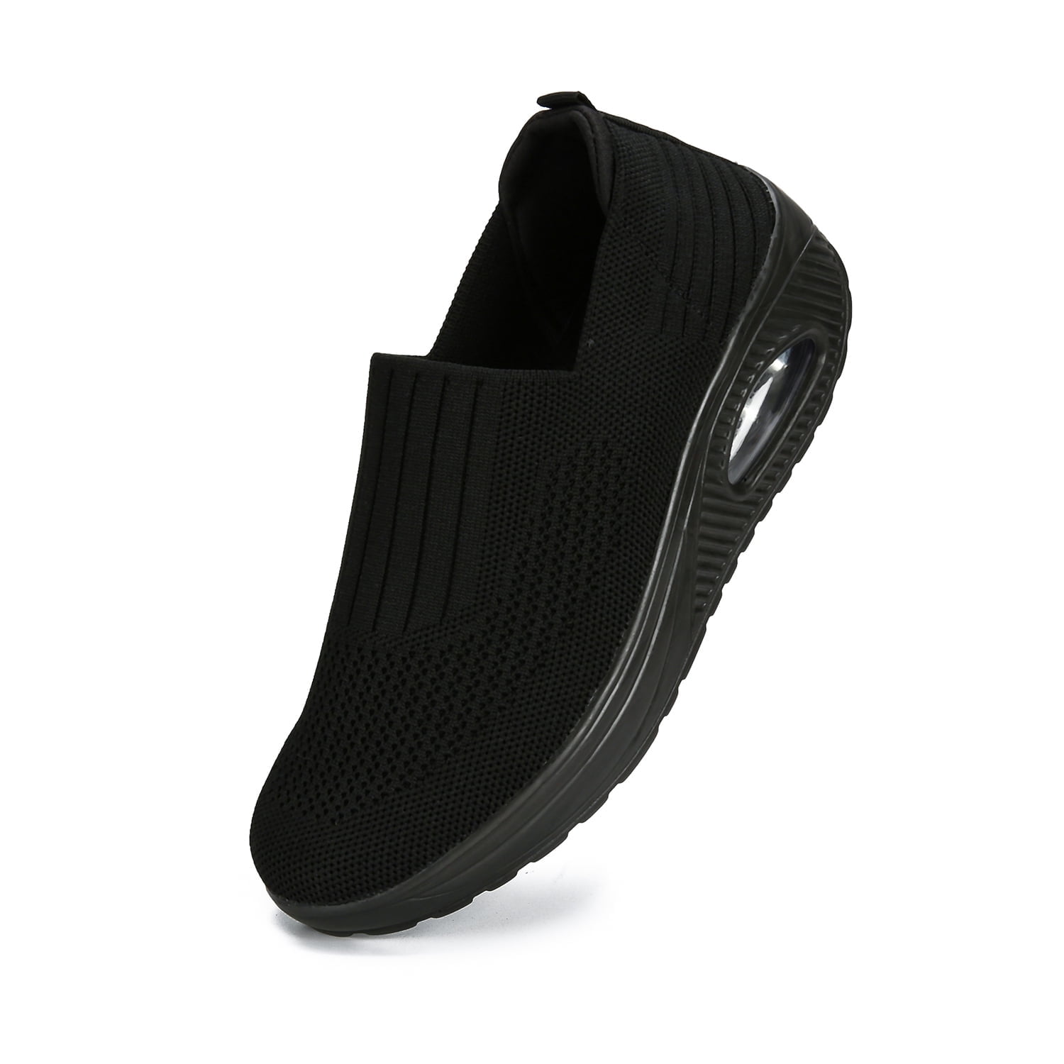 Ruiatoo Women Platform Sneakers Slip-on Air Cushion Orthopedic Walking ...