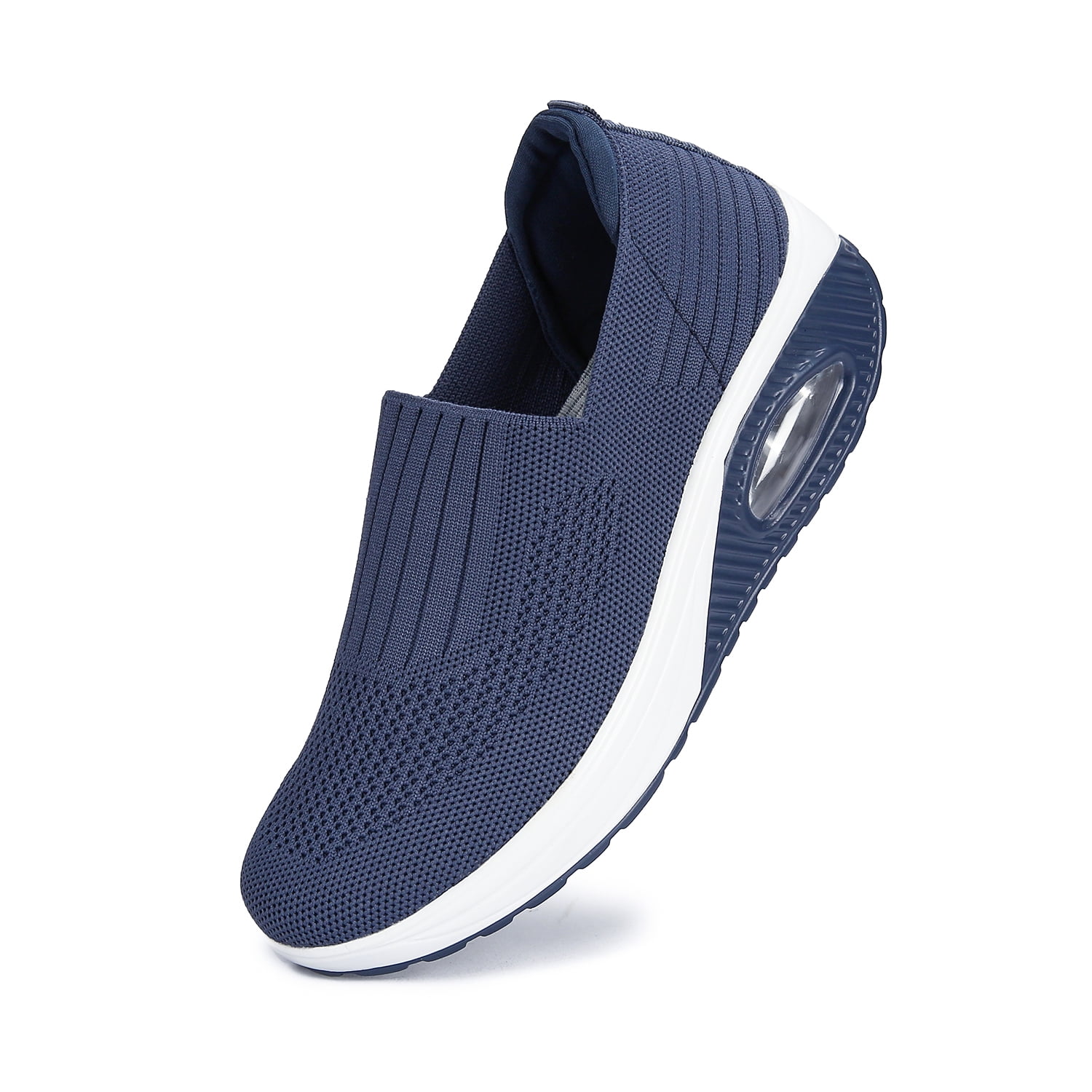 Ruiatoo Women Platform Sneakers Slip-on Air Cushion Orthopedic Walking ...