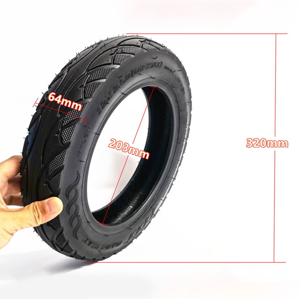 Ruibeauty 12 Inch Tubeless Tyre 12x2.50(64-203) For E-Bike Scooter 12x2.50 Tire - Walmart.com