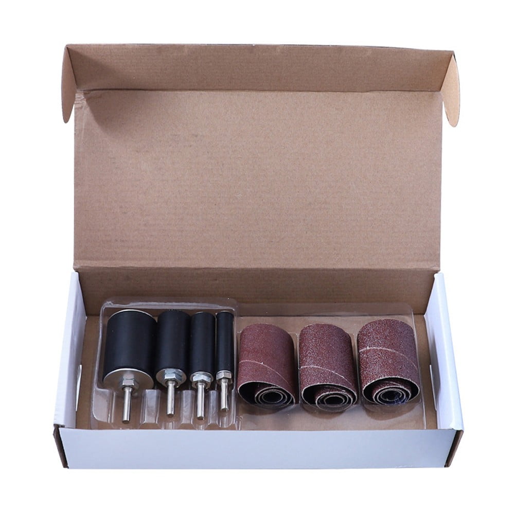 Ruibeauty 16Pcs Sanding Drum Kit Sandpaper with Mandrel for Polishing ...